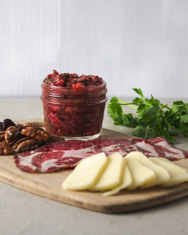 Strawberry Cilantro Chutney