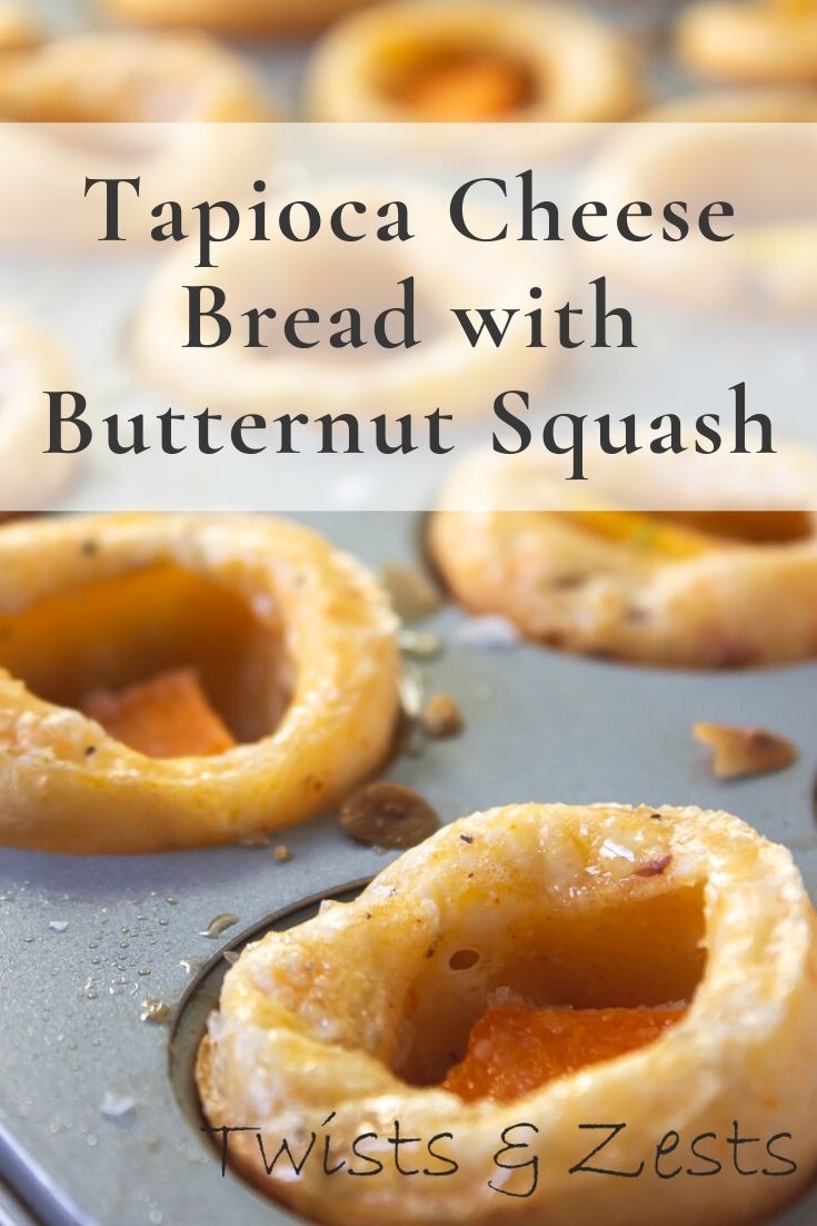 Tapioca Cheese Bread Bites with Butternut Squash