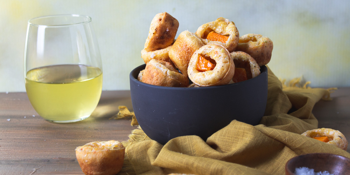 Tapioca Cheese Bread Bites with Butternut Squash