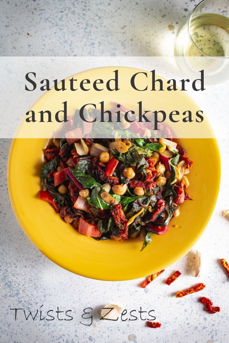 Sauteed Chard and Chickpeas + Golden Gate Organics Review