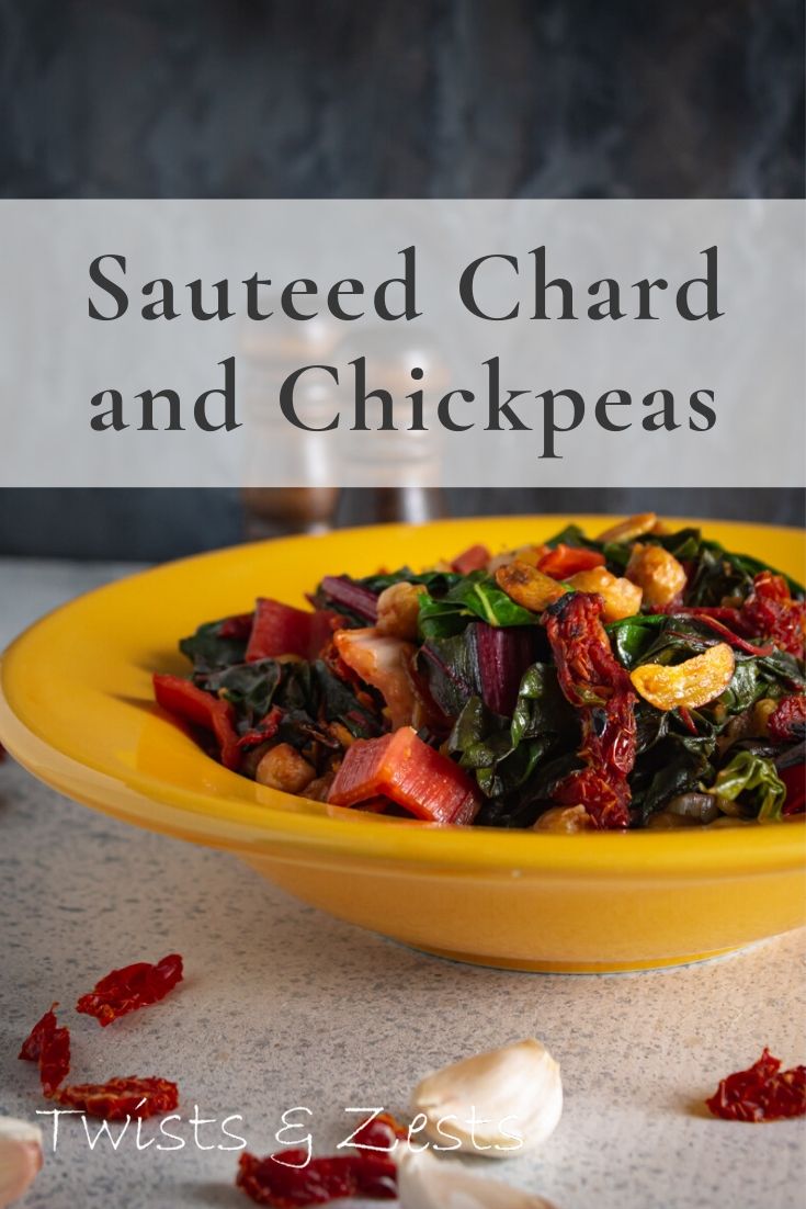 Sauteed Chard and Chickpeas + Golden Gate Organics Review